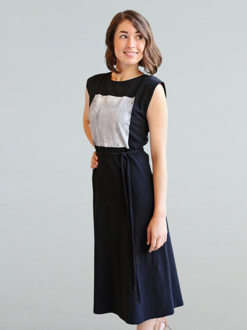 Knit Jersey Dress, The Square Dress, Sleeveless